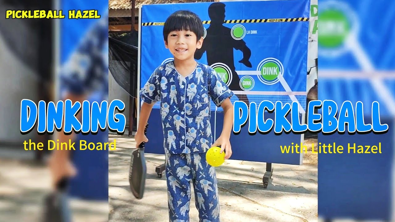 PRACTICE DINKING WITH HAZEL | Dink Pickleball Drill with Dinking Board ...