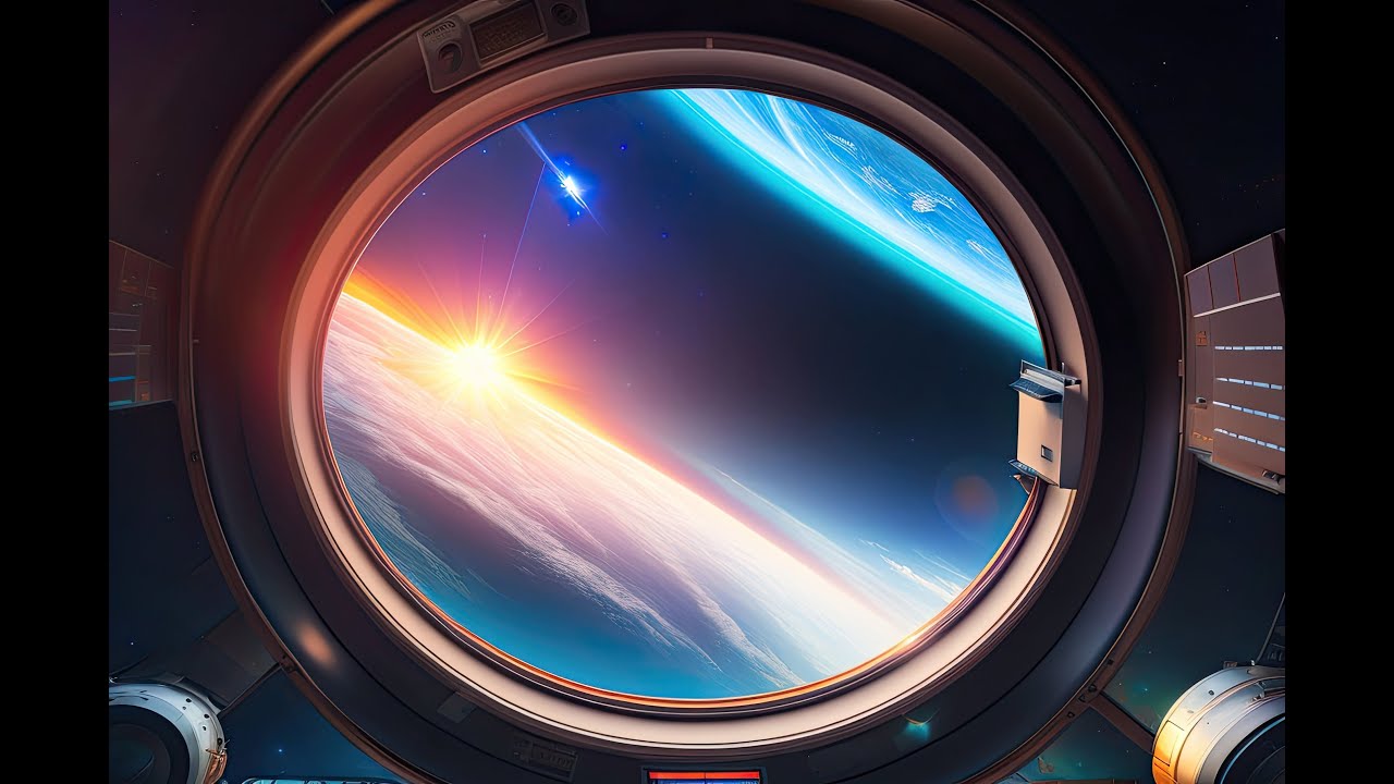 🌌Space Train🚆上へ参ります🧘Quick Meditation🧘‍♀️Original Healing Music w/6Hz ...