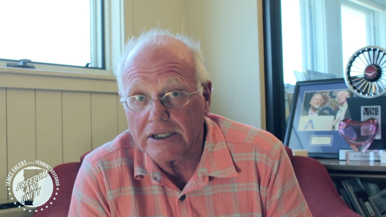 Ben Cohen supports James Ehlers for Vermont Governor - YouTube