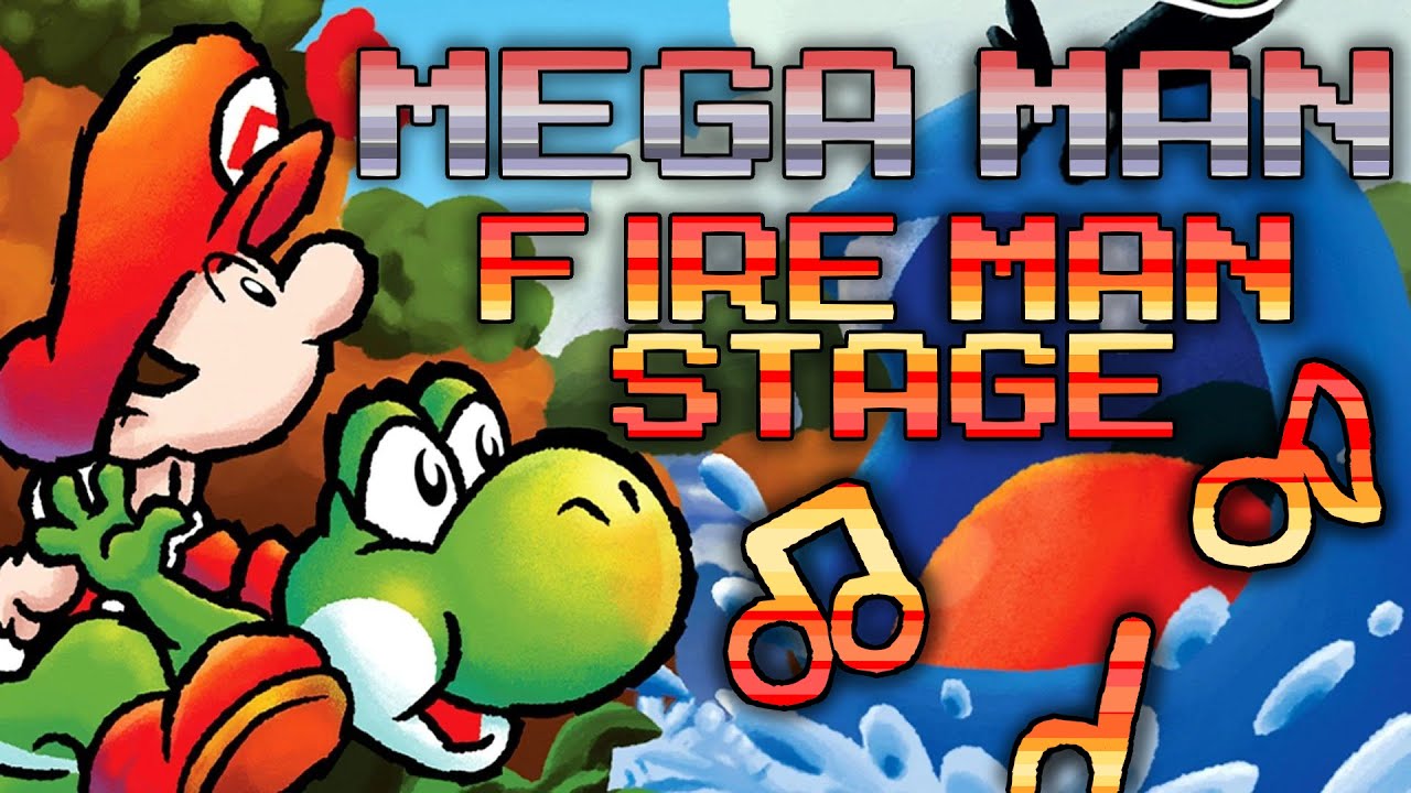 Mega Man - Fire Man Stage [Yoshi's Island Soundfont] - YouTube