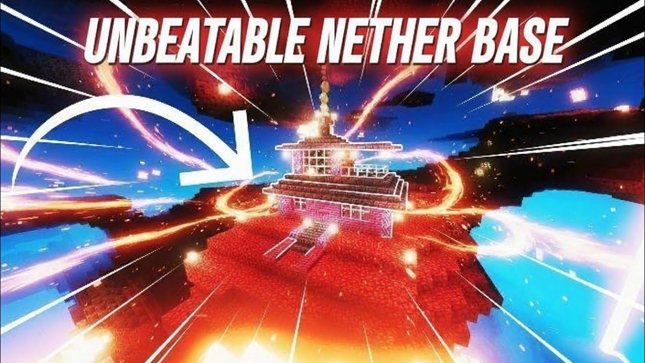 Minecraft Unbeatable Nether Base Tutorial For Survival🔥 - YouTube