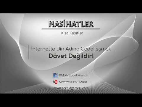 İnternette Din Adına Cedelleşmek Dâvet Değildir!