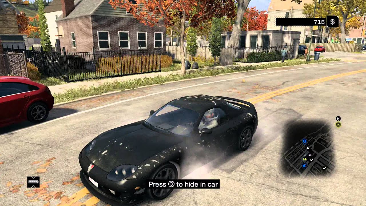 Watch Dogs - Car Unlock Skill (Pendant In Glovebox) Aiden Pearce HD ...