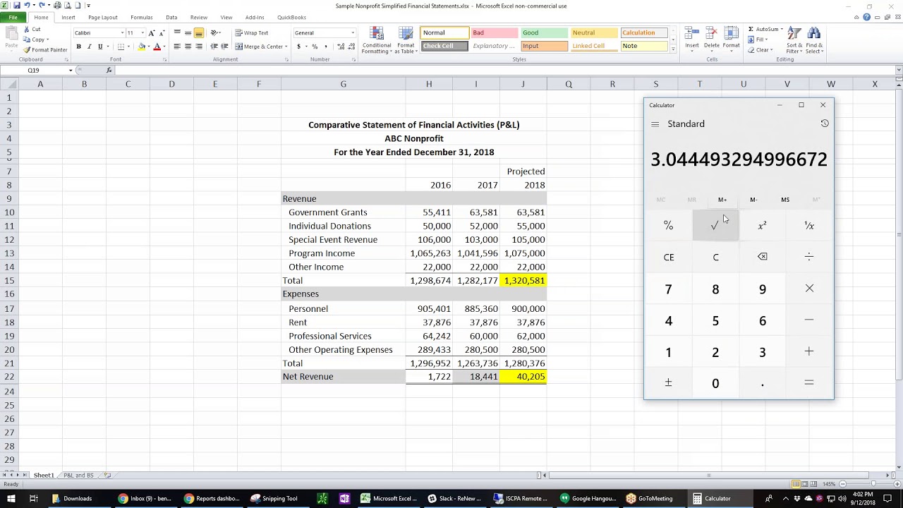 How to Calculate Structural Budget Surplus for your Nonprofit - YouTube