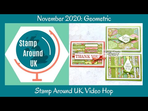 Stamp Around UK: Geometric Patterns Using Scraps - YouTube