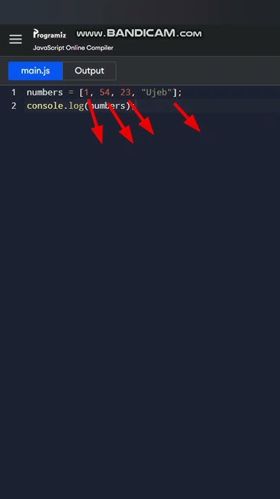 How to Create & Access Arrays in JavaScript || #shorts #javascript - YouTube