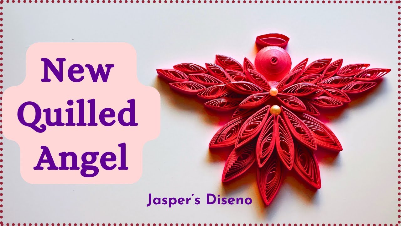 How to make Quilled Angel | New Quilled Angel | Christmas Tree ...