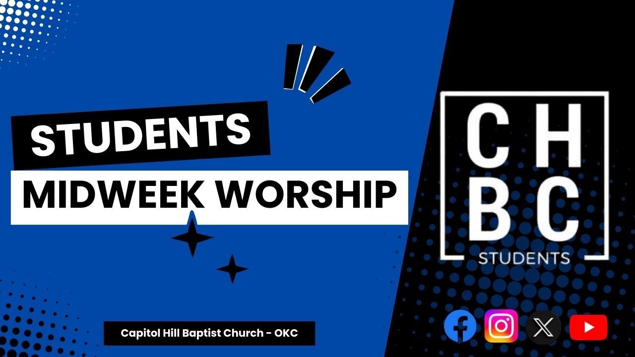 CHBC Students Ministry Live - 08/16/23 Wednesday Evening - YouTube