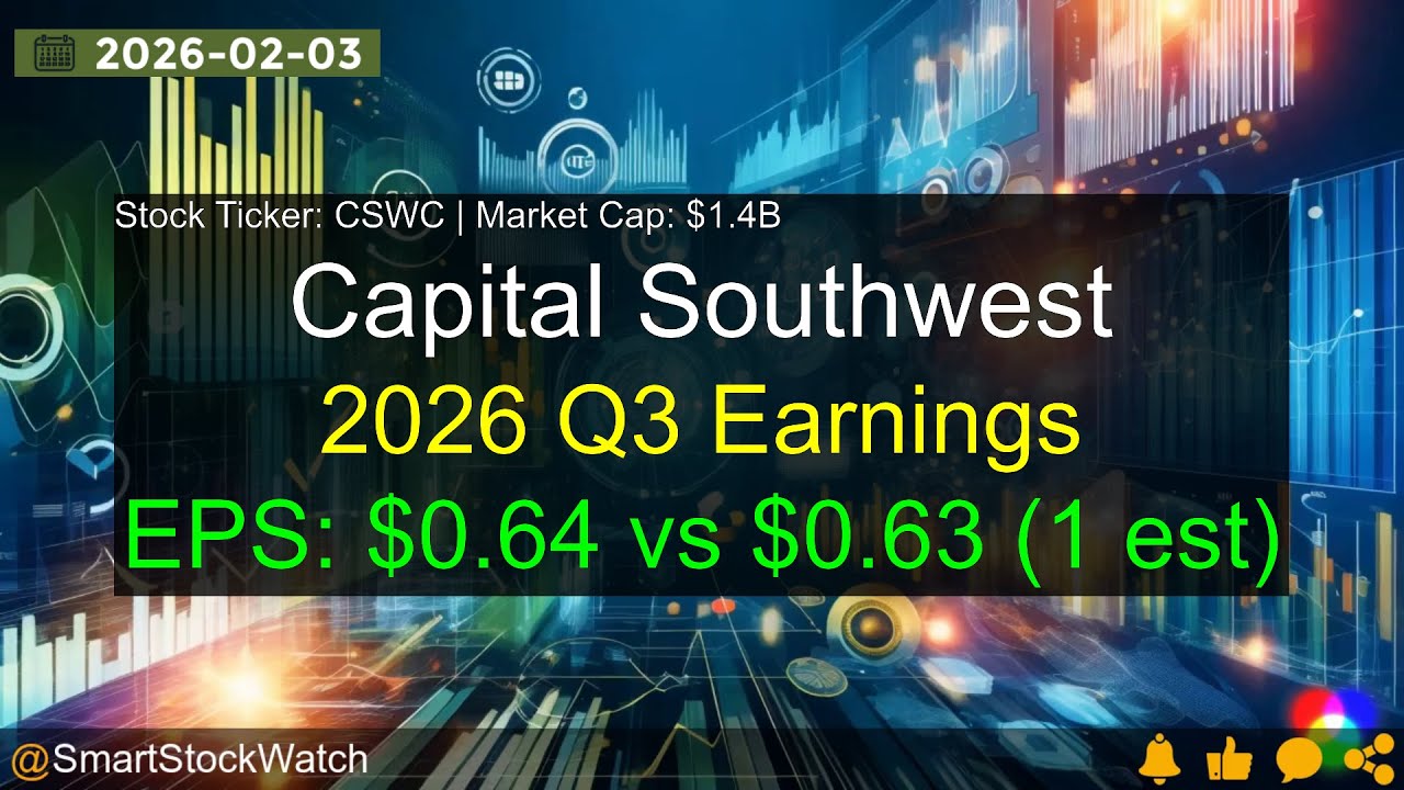 Capital Southwest (CSWC|$1.4B) - 2026 Q3 Earnings Analysis - YouTube
