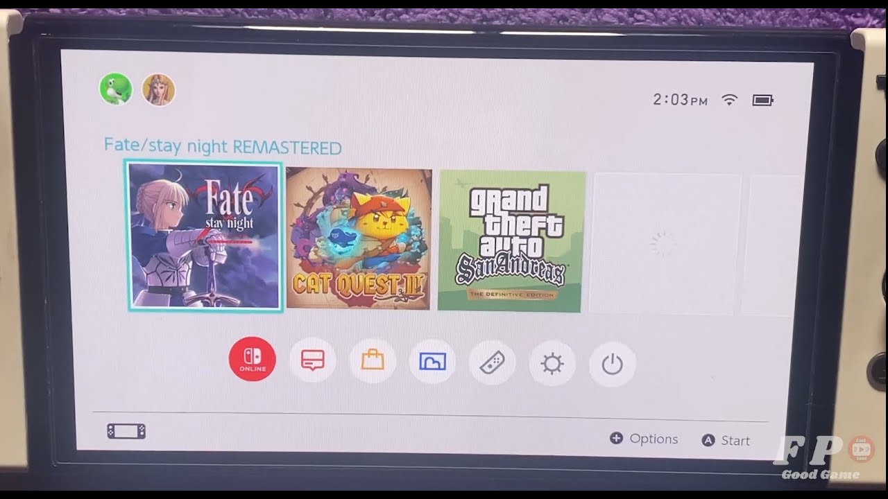 Fate Stay Night Remastered Gameplay on Nintendo Switch Oled - YouTube