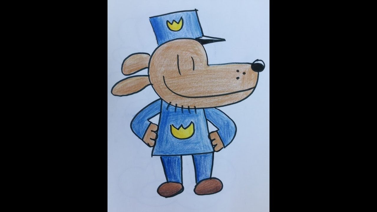 Dog Man Drawing Tutorial (GMNC) - YouTube