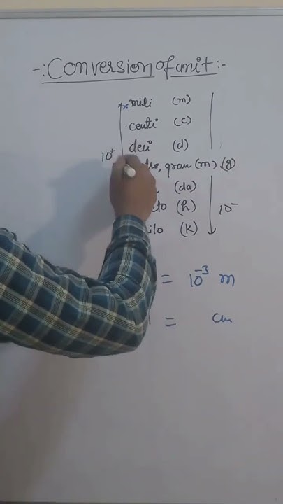 Easiest Way to Convert Units | Unit Conversion | #science | #neet | # ...