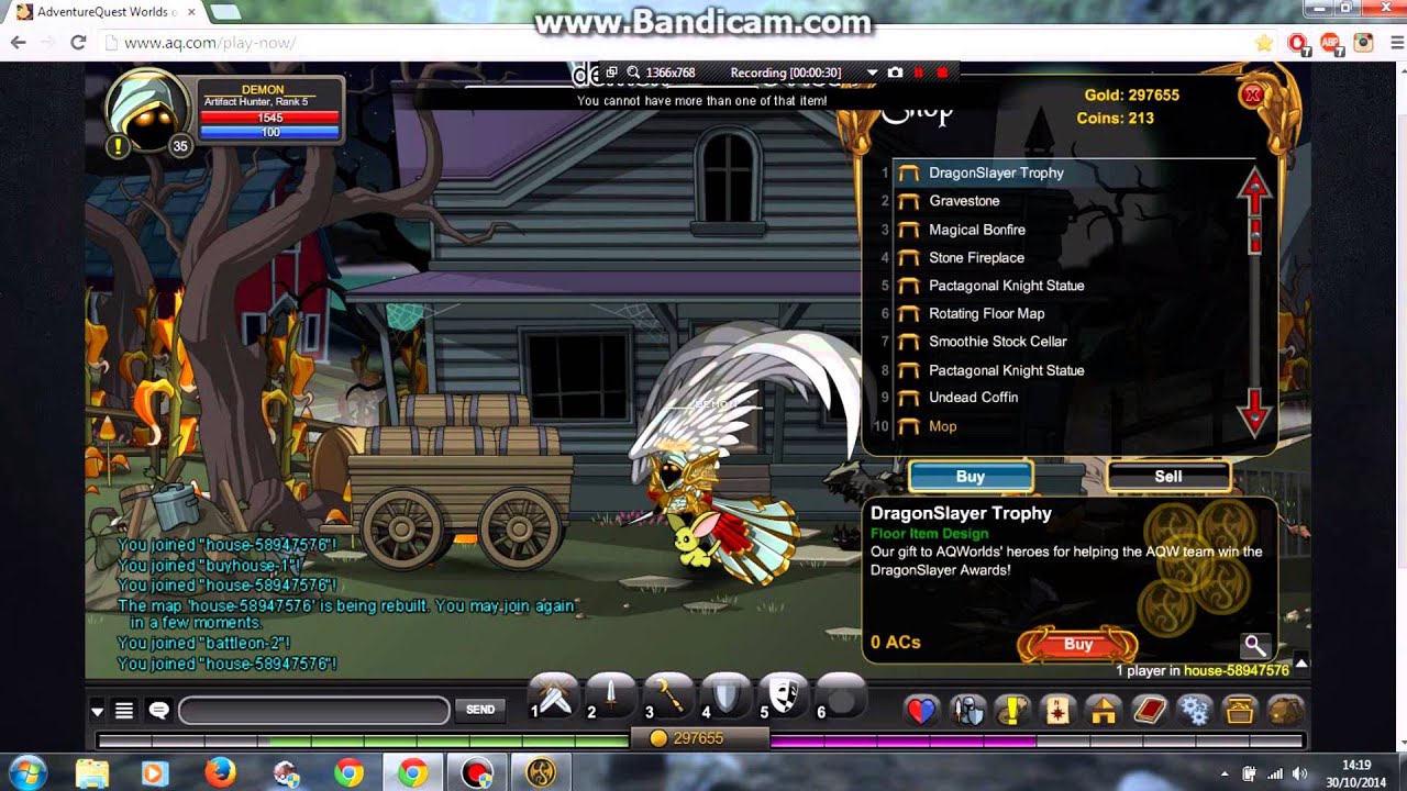 =AQW= free house item 2014 - YouTube