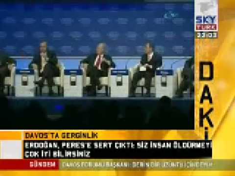 Recep Tayyip Erdogan Davos oturumunu terketti