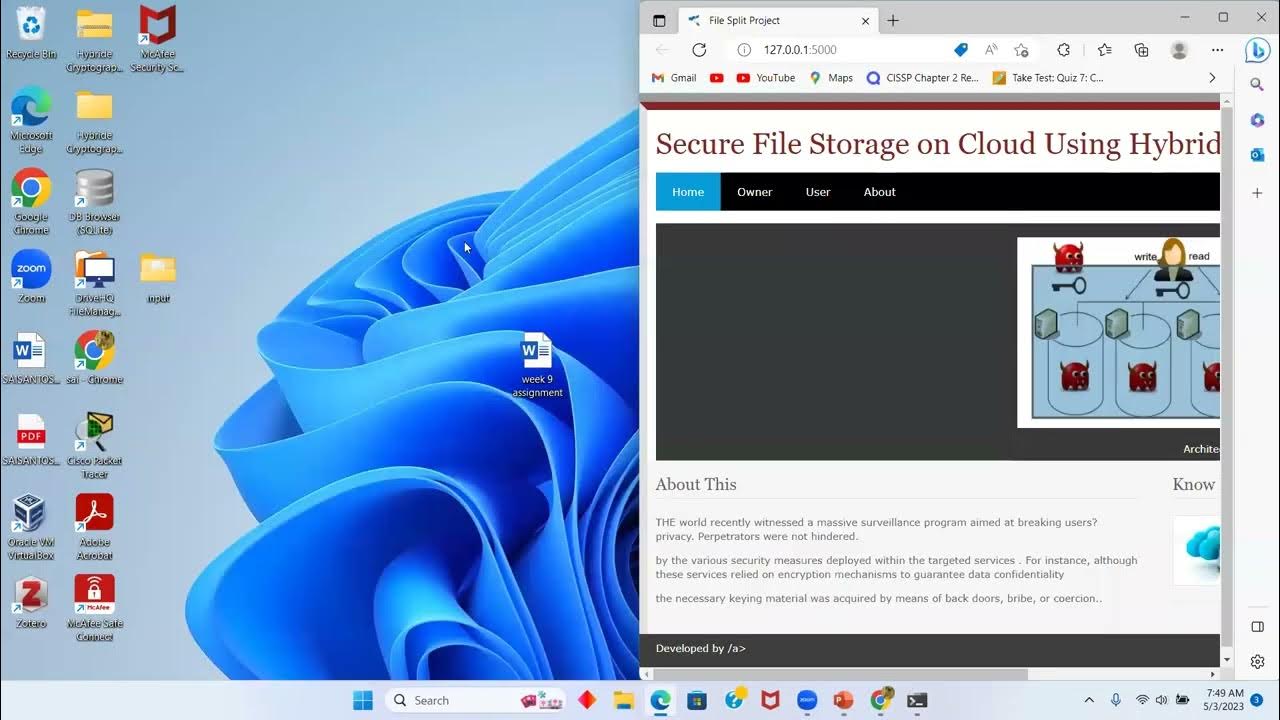 Securing Cloud Using Hybrid Cryptography - YouTube