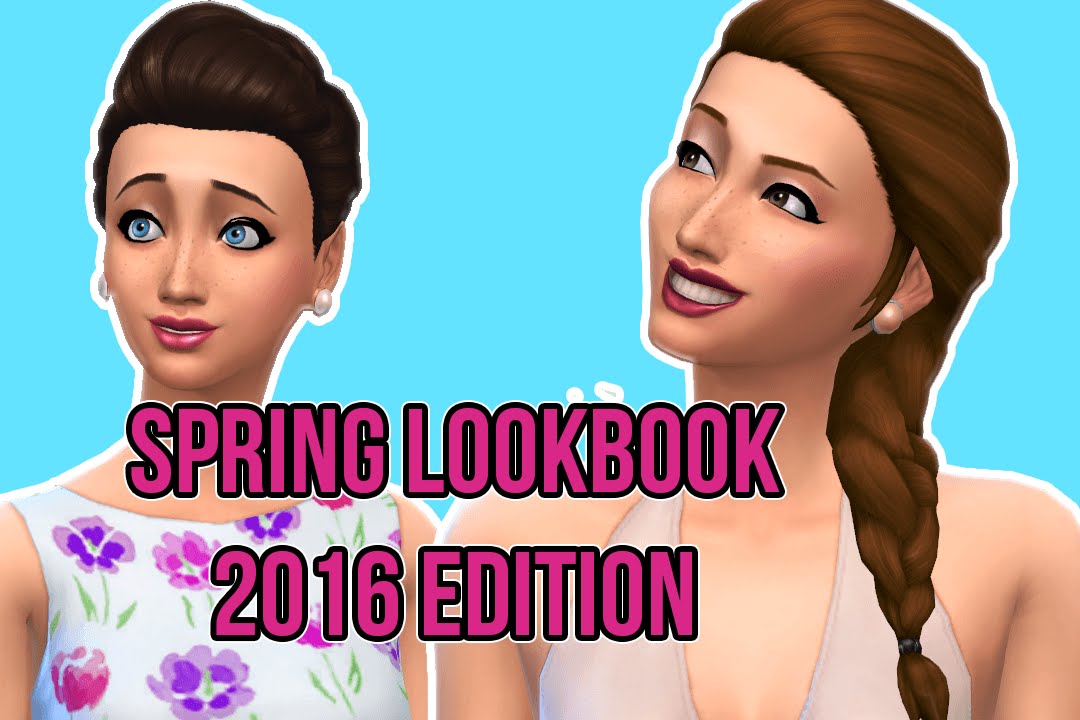 The Sims 4 Spring Lookbook - YouTube