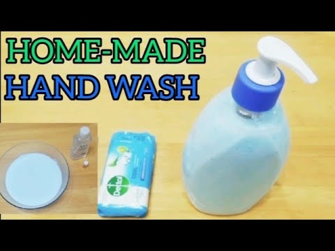HOW TO MAKE HAND WASH AT HOME || 3 INGREDIENTS || DISINFECTANT HAND ...