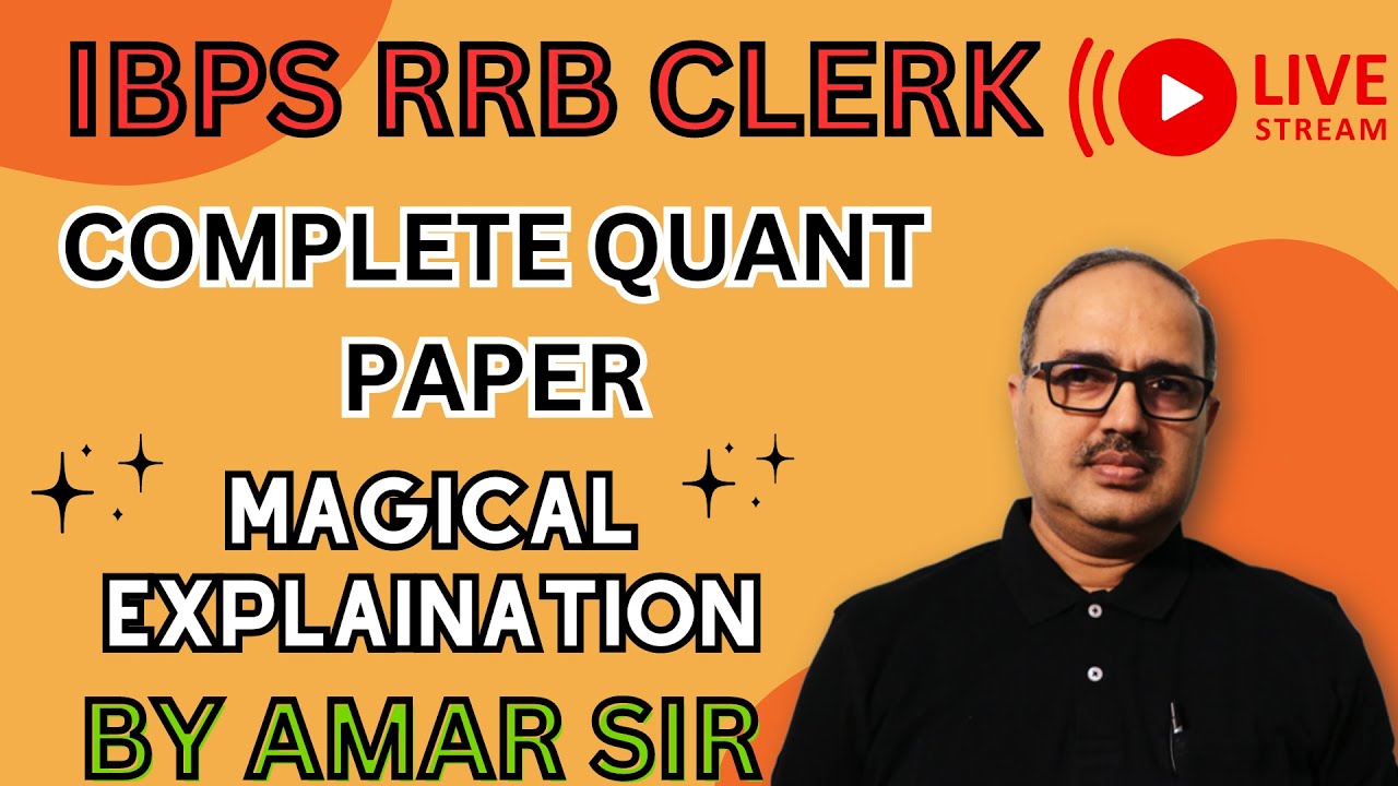 IBPS RRB Clerk 2023 | Memory Based Quant Paper | Previous Years ...