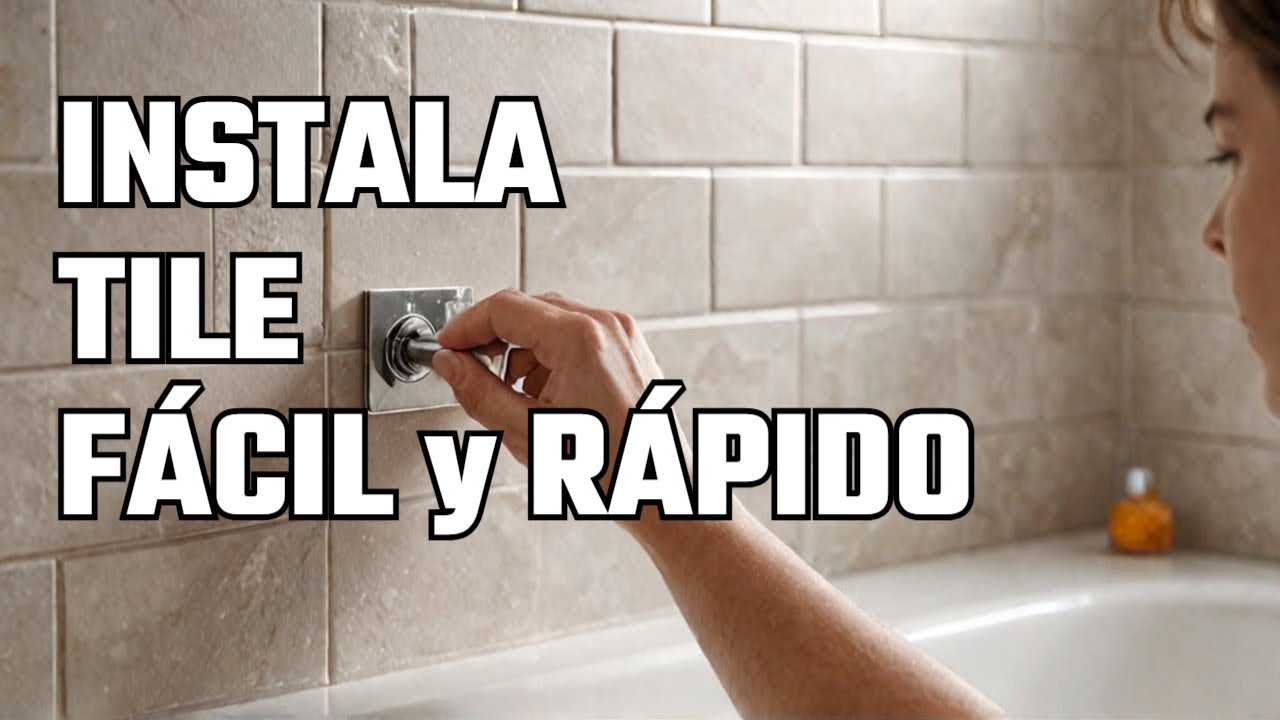 🫵Como INSTALAR TILE, CERÁMICA en las paredes de una BAÑERA EN USA fácil ...