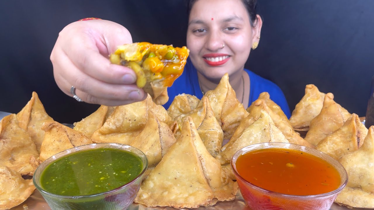 Eating Lots Of Variety Samosa😋Samosa Eating Challenge ll Foodie Gd ll ...