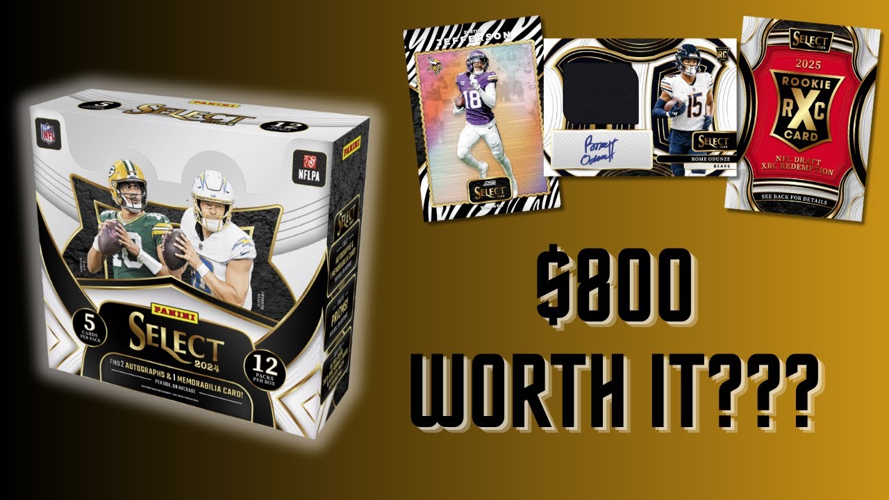 A JAYDEN DANIELS BOX?! + GIVEAWAY ANNOUNCEMENT! 2024 Select Football ...