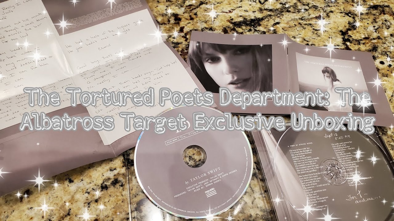 The Albatross Target Exclusive CD Unboxing - 'The Tortued Poets ...