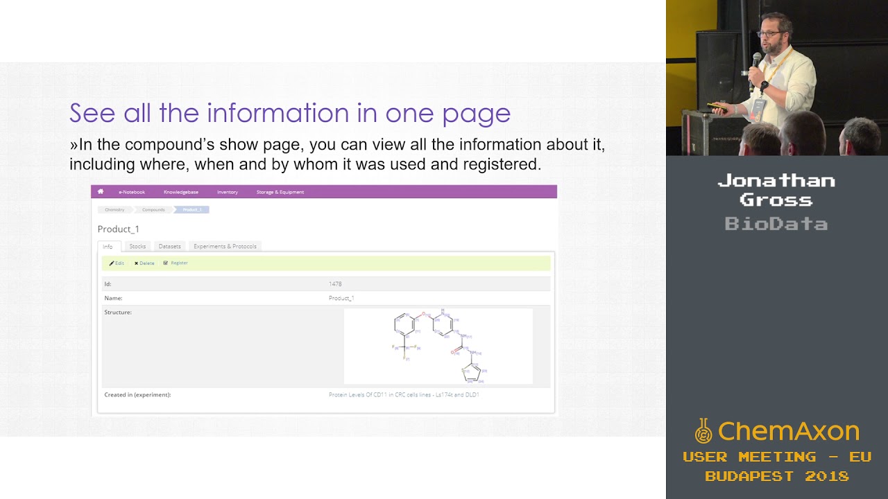 Jonathan Gross (BioData): Partner Presentations - Chemistry Workflows ...