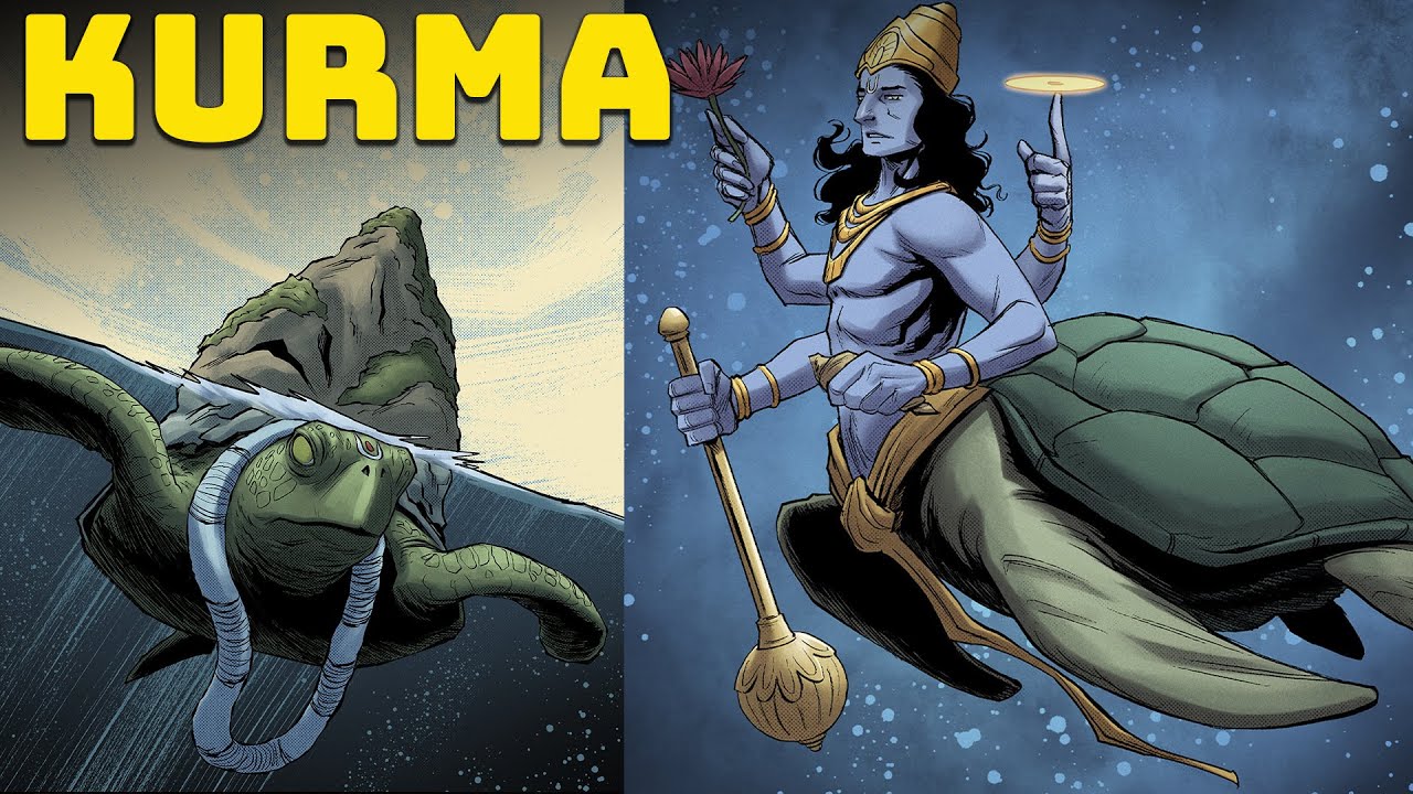 Kurma – La Tortuga Avatar de Vishnu – Mitología Hindú – Los Avatares de ...