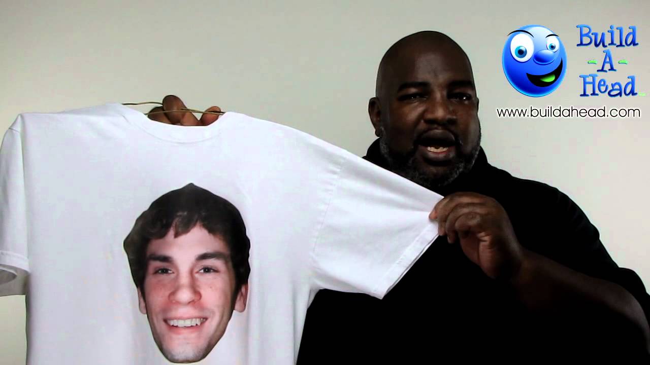 Build-A-Head big face head cutout T-shirts! - YouTube