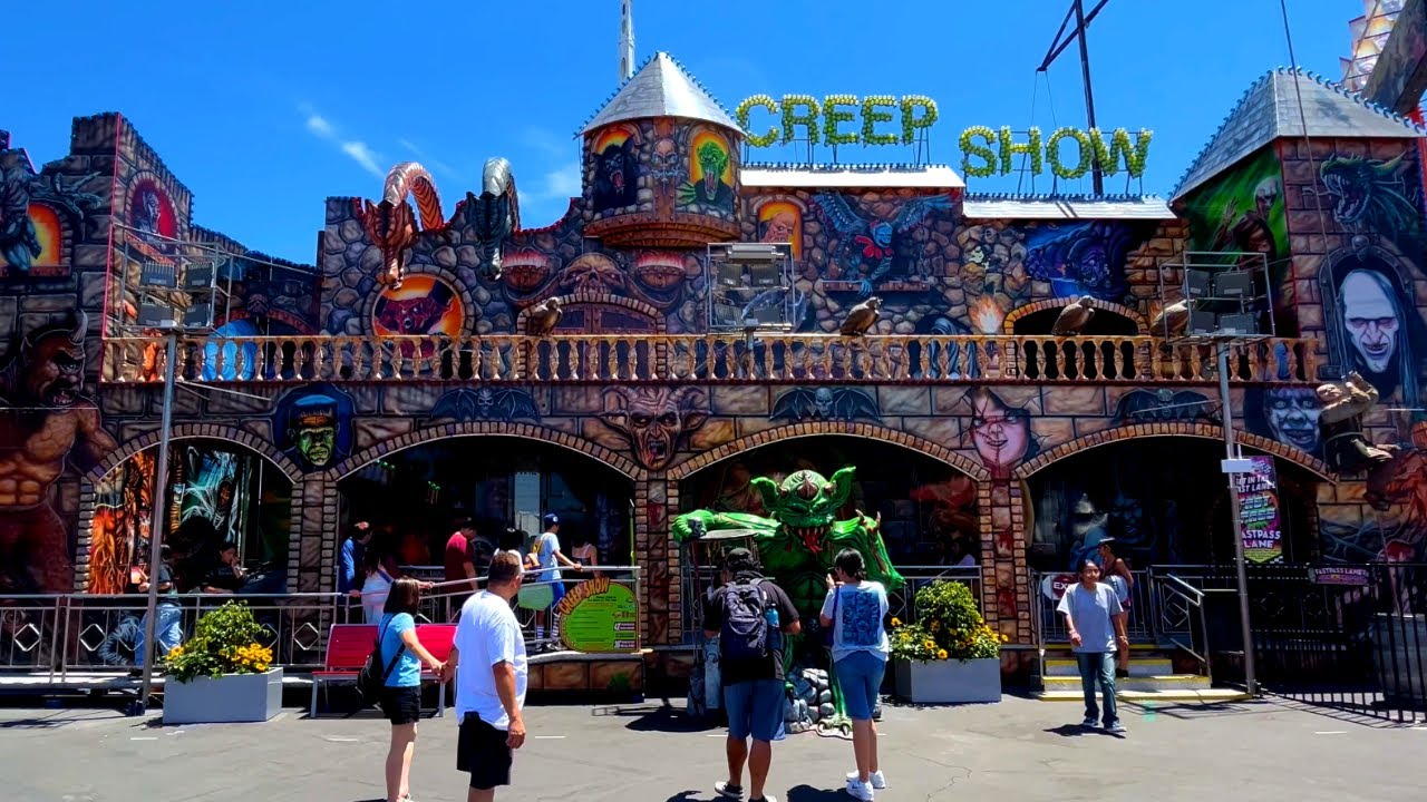 Creep Show Haunted House Ride - OC Fair 2023 4K - YouTube