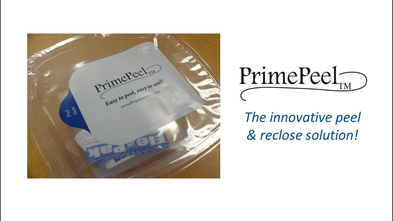 New PrimePeel™ Peel & Reseal Packaging Solution - YouTube