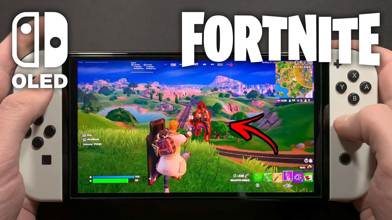Fortnite CHAPTER 5 on Nintendo Switch OLED #303 - YouTube
