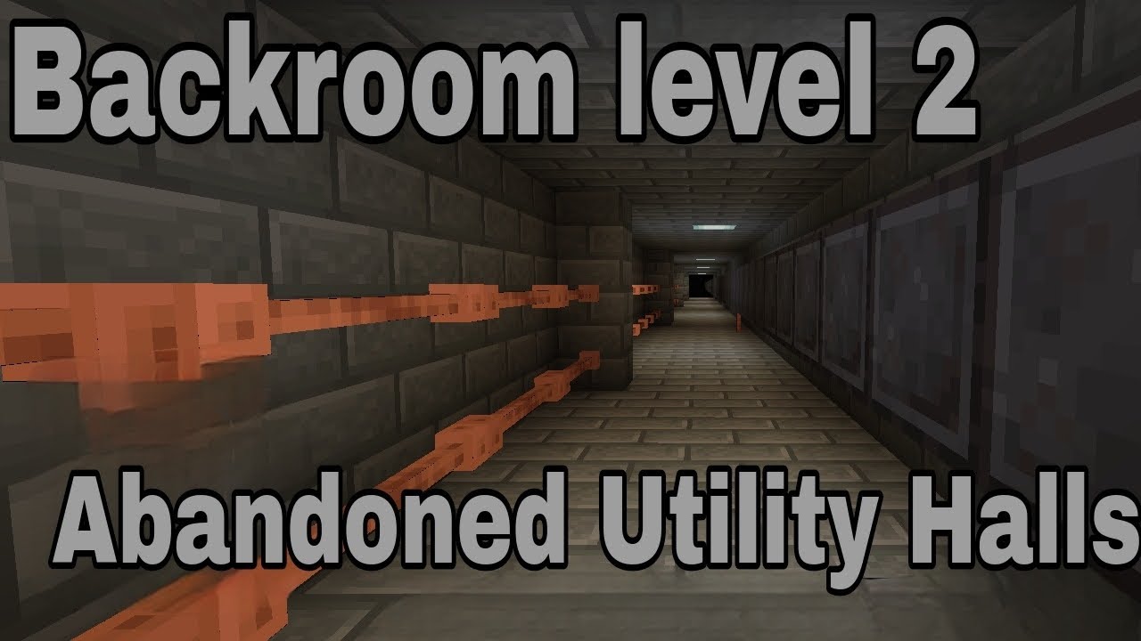 Backroom level 2 ( Abandoned utility Halls ) #backrooms - YouTube