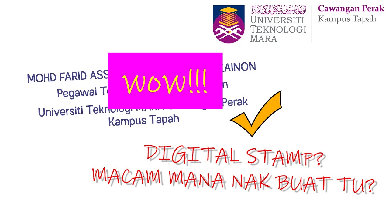 Tips 1 Digital Stamp menggunakan Adobe Photoshop (Cara Saya) - YouTube