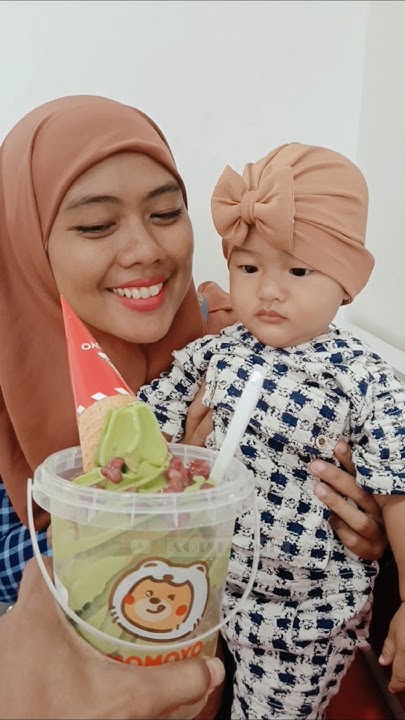 Arkhan & Queensha beli Icecream momoyo 1 ember . #aqbfamily #icecream - YouTube