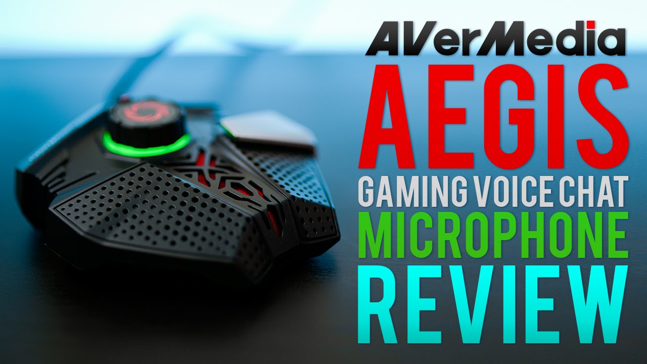AVerMedia Aegis Gaming Voice Chat Microphone - Review - YouTube