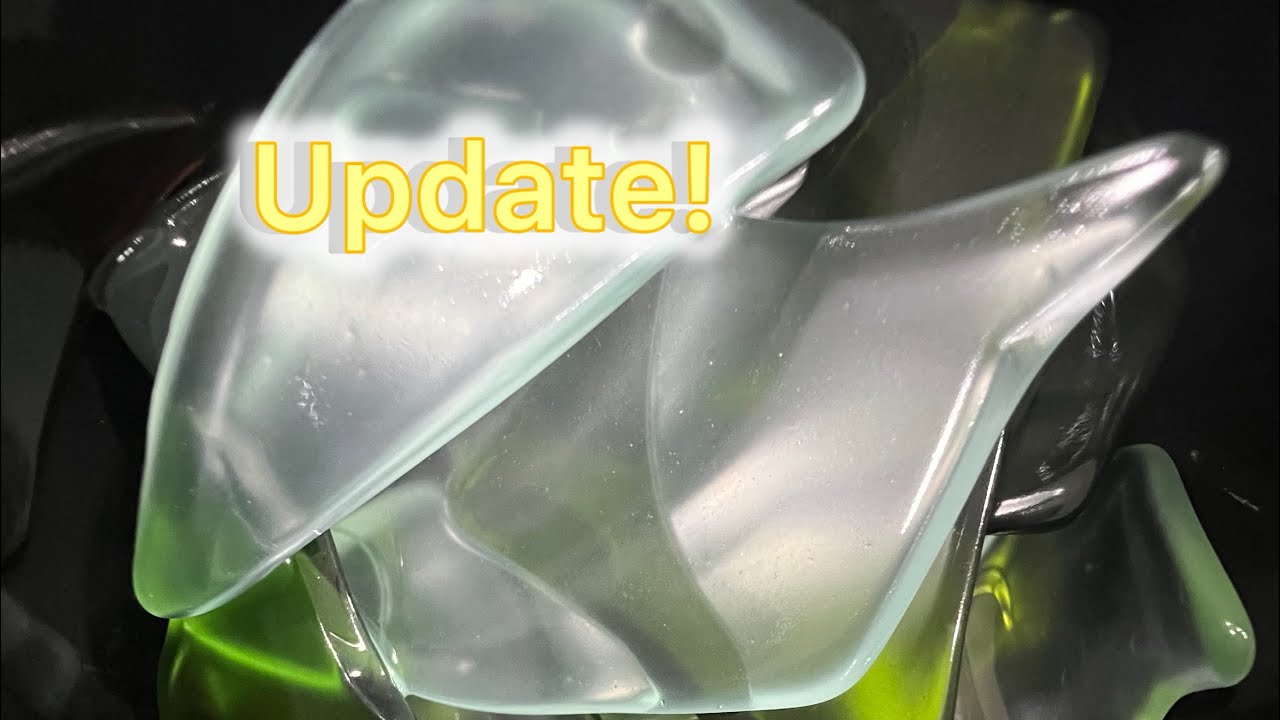 Glass tumbling update as well as refilling glass - YouTube