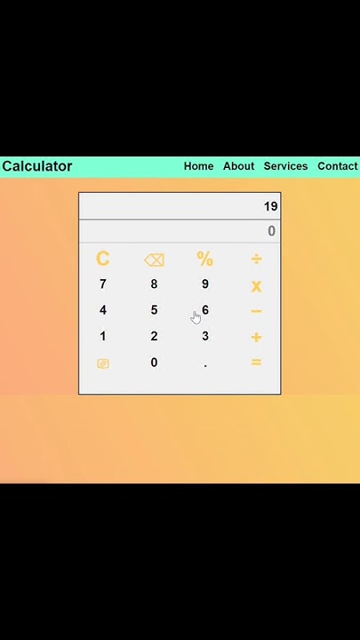 Day 6/99: Calculator App Project using JavaScript CSS HTML #Alicode - YouTube