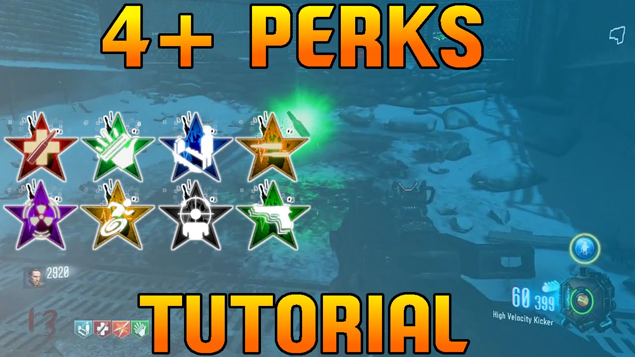 BO3 Zombies - How to Get More Than 4 Perks in The Giant! - YouTube
