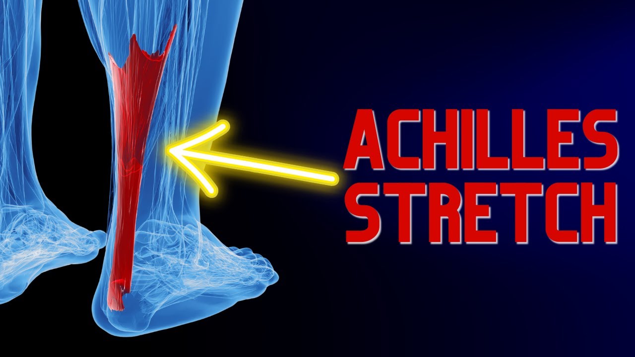 Achilles Tendon Relief: The Essential Wall Stretch Method - YouTube