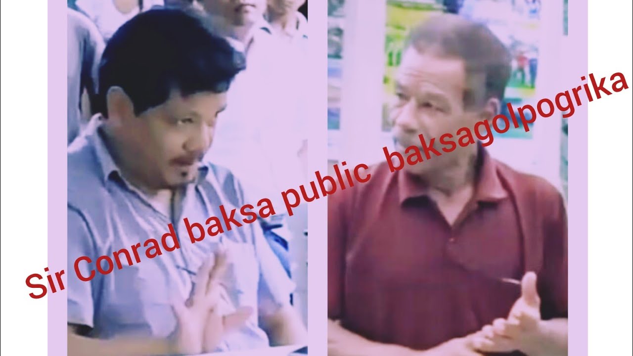 Sir Conrad baksa public golpogrika - YouTube