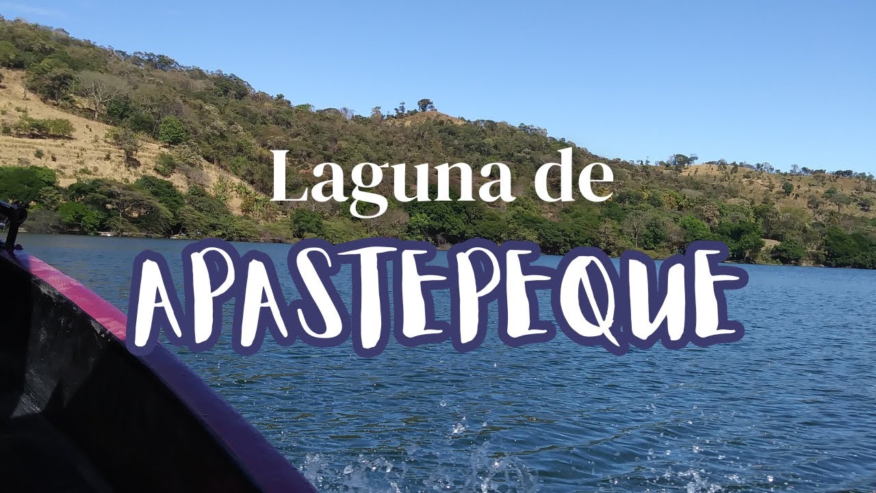 LAGUNA de APASTEPEQUE, San Vicente, EL SALVADOR 🌅🏞⛵️💧💦 - YouTube