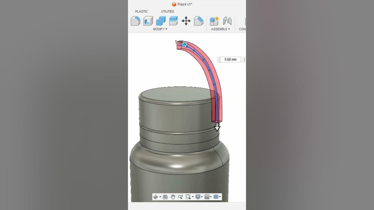 3D Modeling Using Revolve Tool - Fusion360😱😱 #fusion360 #3dmodeling #tools #easy #beginners ...