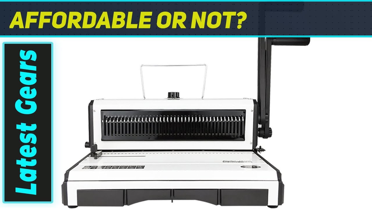 `Best Spiral Binding Machine: 40 Holes, 120 Pages, Perfect for Shops ...
