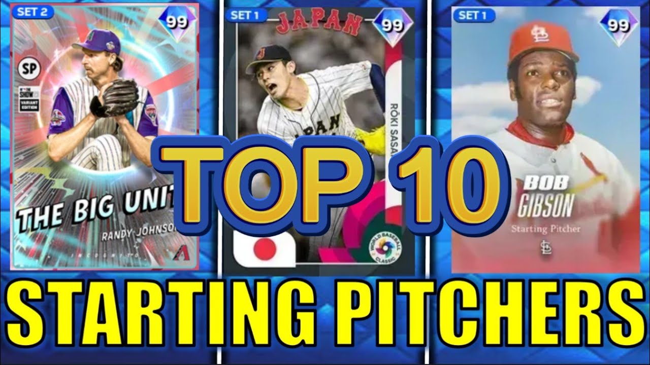 Top 10 Starting Pitchers! Best Cards in MLB The Show 23 Diamond Dynasty ...
