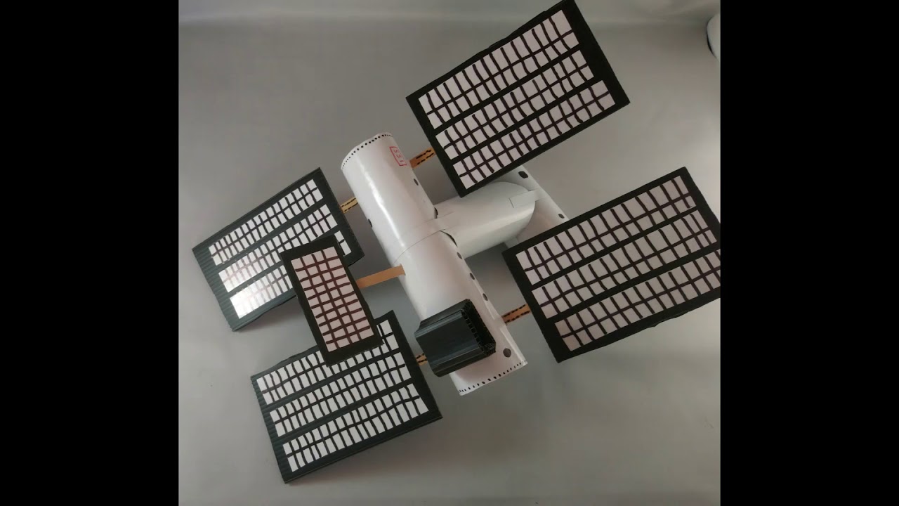 ISS Space Station craft project - YouTube