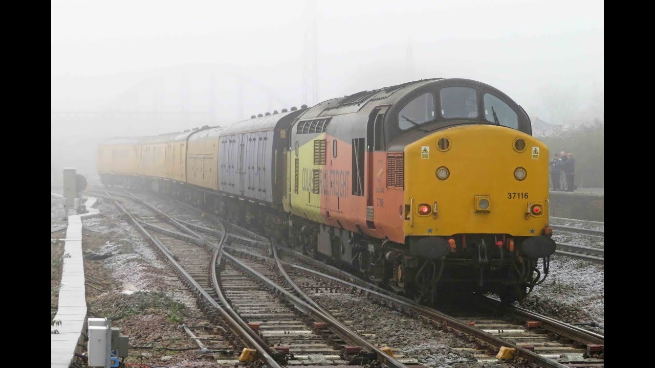 Colas Rail 37116 - 3Q16 Network Rail Test, Derby 30/11/19. - YouTube