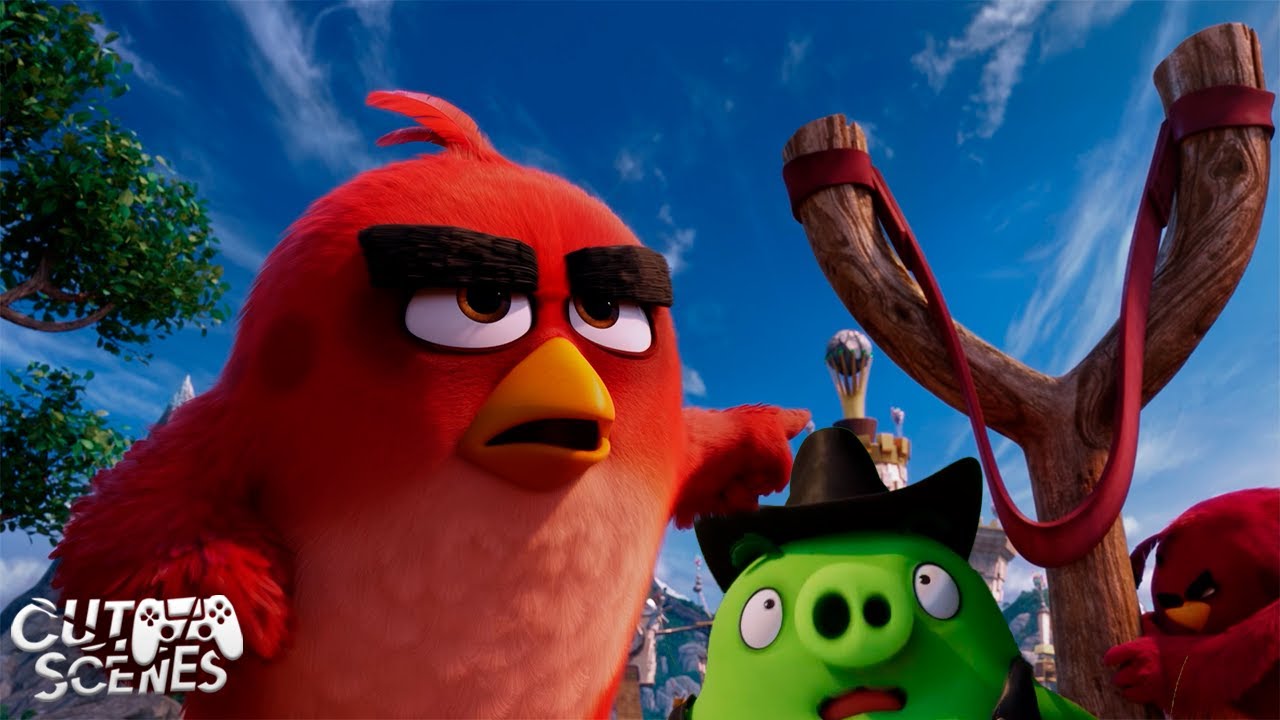 The Birds Launch Their Attack on the Pigs! 💥 | Angry Birds Movie - YouTube