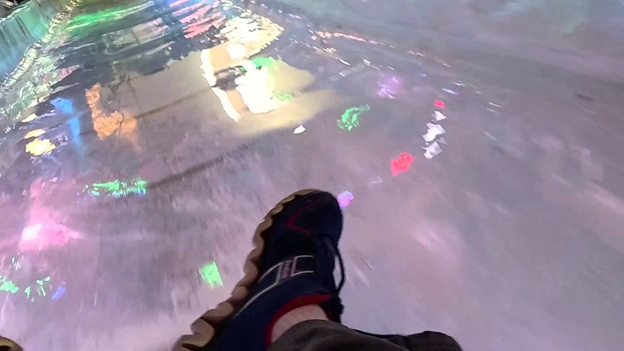 Frozen On Ice: Jason on Ice Block Slide - YouTube