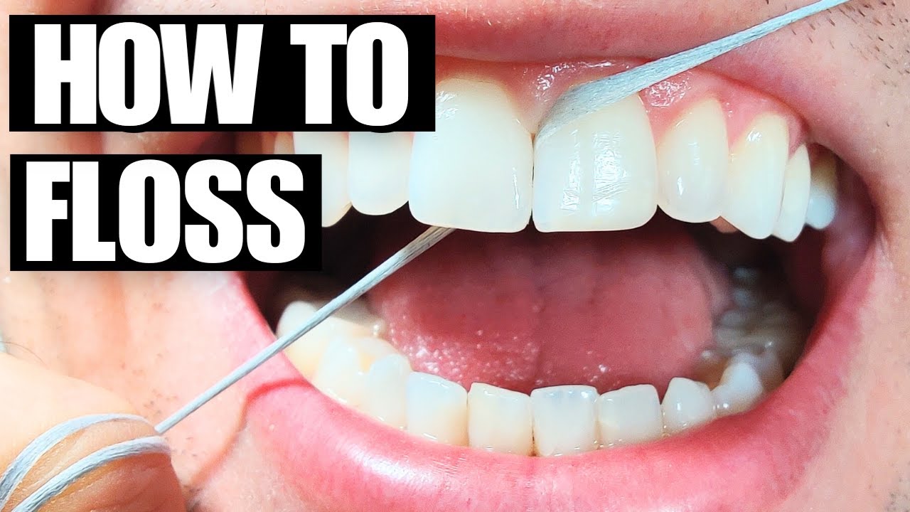 How to Floss Properly (Step by Step Demo) - YouTube